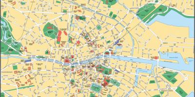 Dublín mapa Mapas de Dublín (Irlanda)